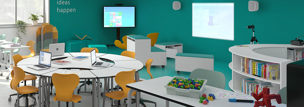 Las nuevas aulas escolares - Material escolar